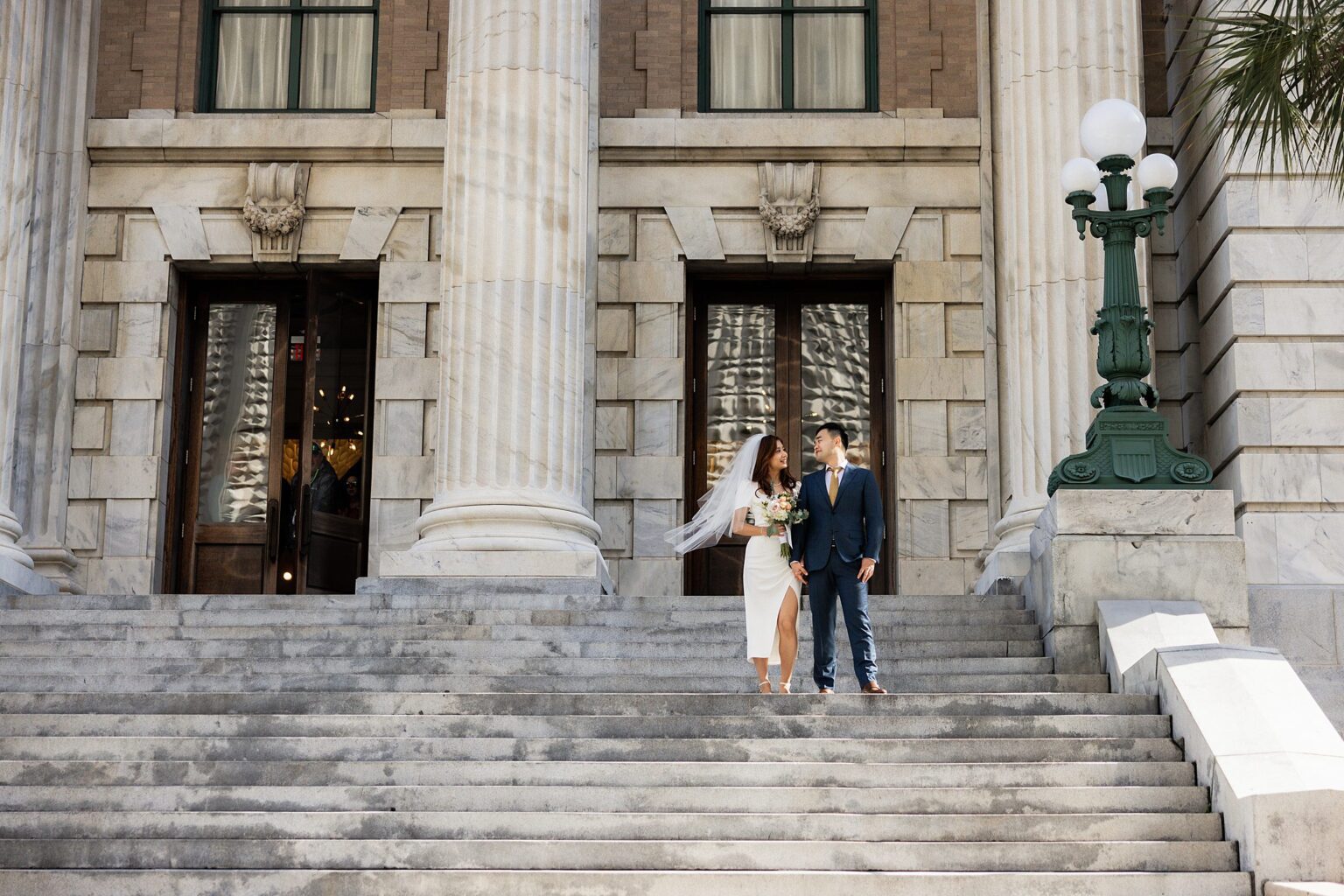 Stunning Winter Tampa Courthouse Wedding - Orlando Micro Wedding ...